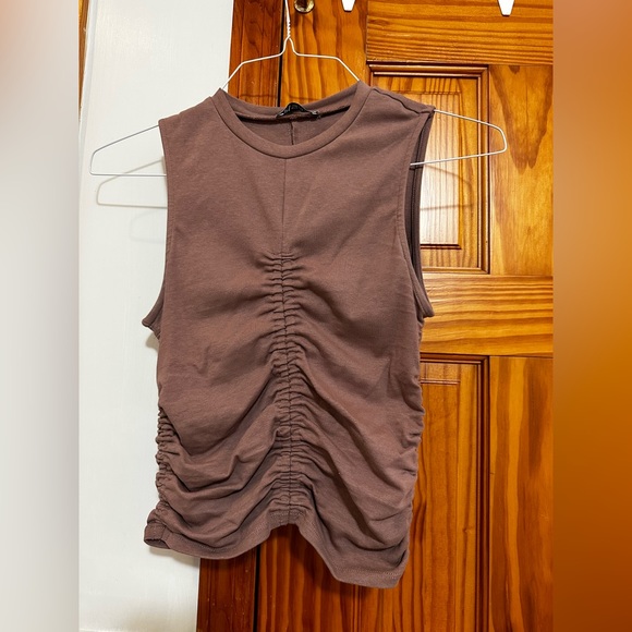 Zara | Tops | Zara Ribbed Top | Poshmark